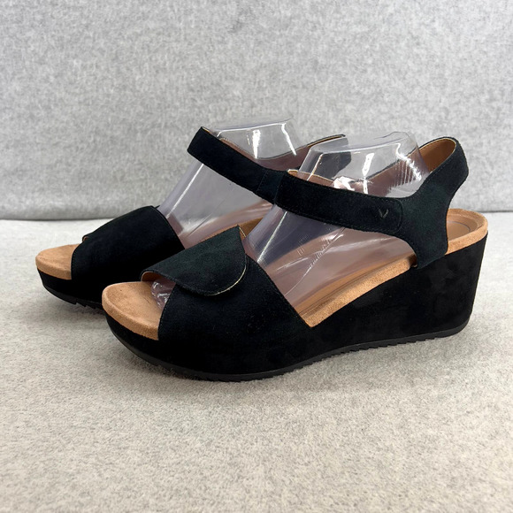 Vionic | Shoes | Vionic Hoola Astrid Ii Platform Wedge Sandal Black ...